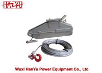 China 54kN Lifting Capacity Aluminum Wire Rope Tirfor Hand Winch 20mm Rope for sale