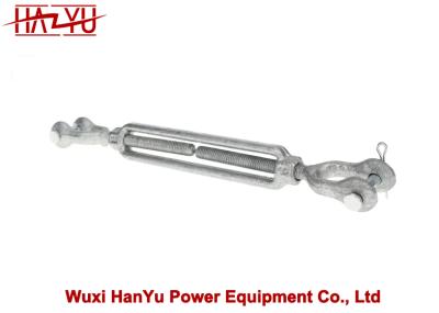 China Steel Jaw Turnbuckle Take Up 3/8 Inch Diameter 6 Inch Take Up 1040 lbs for sale