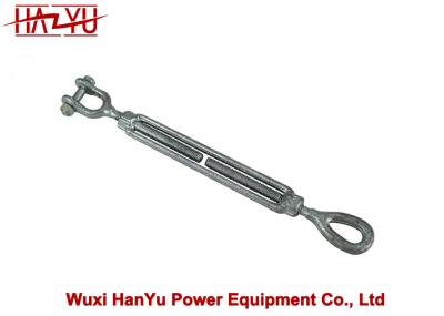 China US Type Turnbuckle Forged Jaw Steel 3/8 Inch 1040lbs Capacity for sale
