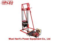 China Gasoline Portable Sampling Rig 30m Depth Manual Winch for sale