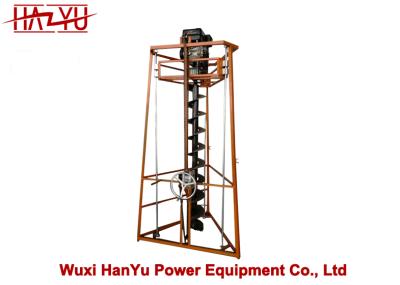 China 7.5HP Gasoline Tripod Digging Machine 400mm Max Drilling Diameter for sale