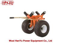 China Powerline Tools Two-Wheel Pole Dolly P-1025A 2200 lb Capacity 32 Inch Width for sale