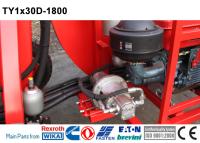 China Transmission Line Stringing Equipment TY1x30D-1800 Hydraulic Brake Tensioner 30kN 1800mm for sale