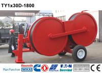 China Transmission Line Stringing Equipment TY1x30D-1800 Hydraulic Brake Tensioner 30kN 1800mm for sale