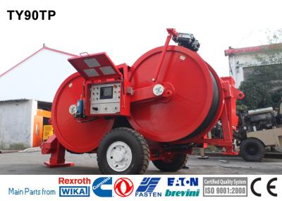 China TY90TP Hydraulic Puller-Tensioner for Transmission Lines - 90kN Capacity, 5km/h Speed, 6800kg Weight for sale