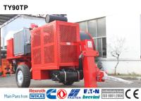 China TY90TP Hydraulic Puller-Tensioner 90kN Capacity for Overhead Line Conductor Stringing 1500mm Bull-wheel for sale