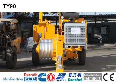 China Overhead Line Stringing Equipment 9T Hydraulic Puller 80kN Max Pull 5km/h Speed for sale