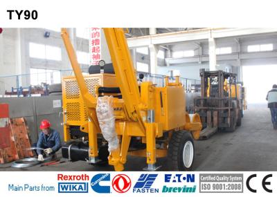 China Hydraulic Puller Cable Pulling Machine 90kN Overhead Line Stringing Equipment for 720mm2 Conductor for sale