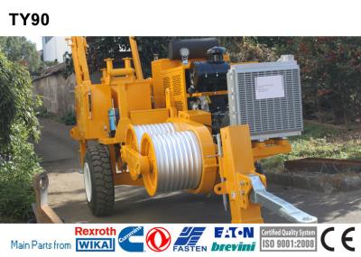 China Overhead Line Stringing Equipment 2x35KN Hydraulic Wheel Puller for sale