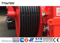 China 2x70/1x140kN Hydraulic Wire Tensioner for Cable Pulling with Cummins Engine for sale