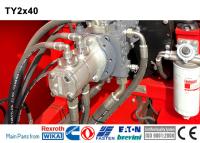 China TY2x40-1800 Hydraulic Cable Tensioner for Transmission Line Stringing 2x40kN 1800mm for sale