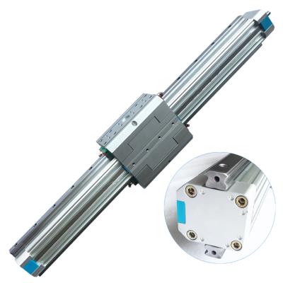 China 40mm High Speed 1000mm/s High Precision Linear Motion Stainless Steel Induction 3000mm Long Stroke Linear Guide Rail for sale