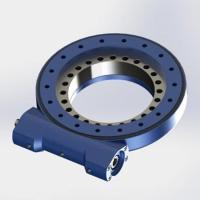 China Industrial 1500 Nm Solar Tracker Enclosed Single Axis SE7 Slewing Drive Motor 50mn42crmo Slewing Ring Turntable Normal for sale