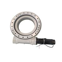 China Tracker Solar Enclosed SE14 Inch Slewing Drive with Motor Industrial 6500 Nm Heavy Torque IP65  Induction Slewing Bearing for sale