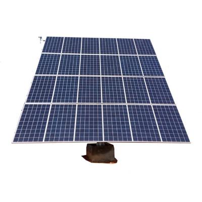 China Dual Axis Solar Power Tracker System 6KW Ground Mounted Tracking Solar Panels for sale