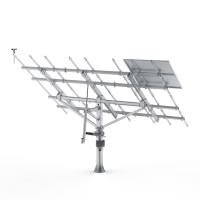 China 6.5kw Dual Axis Solar Trackers 13 Panels Dual Solar Tracking System for sale