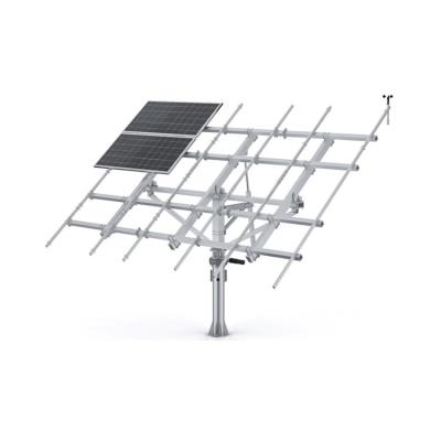 China 6Kw Automatic Solar Tracking System 12 Panels Dual Axis Tracker for sale