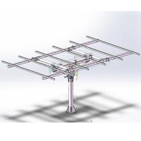 China 12 Panels Double Axis Solar Tracker 6kw Dual Access Solar Tracker for sale
