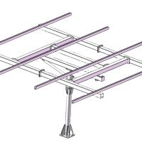 China 3Kw Dual Axis Smart Solar Tracker 2 Axis Solar Tracker Ground Mount for sale