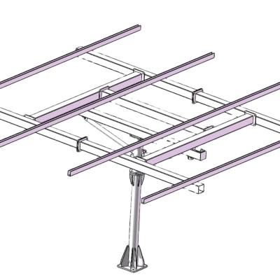 China 3Kw Dual Axis Smart Solar Tracker 2 Axis Solar Tracker Ground Mount for sale