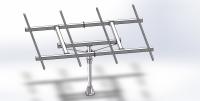 China 3Kw Dual Axis Smart Solar Tracker 2 Axis Solar Tracker Ground Mount for sale
