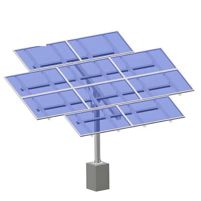 China Horizontal Single Axis Solar Tracker Efficiency Q235B Q355B One Axis Tracker for sale
