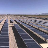 China Horizontal Single Axis Solar Tracker Efficiency Q235B Q355B One Axis Tracker for sale