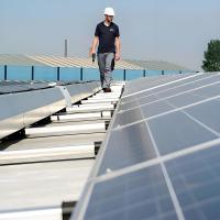 China Dual Axis-20P: 20-Panel Two Axis Solar Tracking System for sale