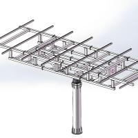 China 40 Panels Single Axis Solar Tracker 40P Single Axis Solar Tracking System for sale