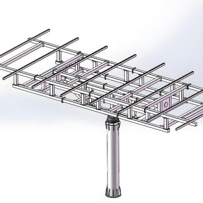 China 40 Panels Single Axis Solar Tracker 40P Single Axis Solar Tracking System for sale