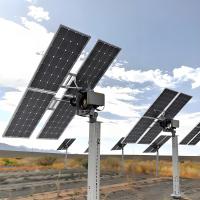 China 18 Panels 2 Axis Tracker Ground Mount Dual Access Solar Tracker for sale