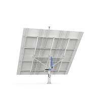 China 18 Panels 2 Axis Tracker Ground Mount Dual Access Solar Tracker for sale