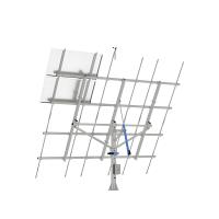 China 12P 12 Panels Dual Axis Solar Tracker Communication 2 Axis Solar Tracker for sale