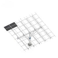 China 12P 12 Panels Dual Axis Solar Tracker Communication 2 Axis Solar Tracker for sale
