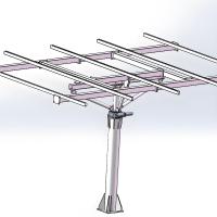 China Dual Axis-40P: 40-Panel Dual Axis Solar Power Tracker for sale