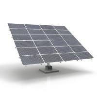 China Horizontal Single Axis Solar Tracker 72P 72 Panel Horizontal Solar Tracker for sale