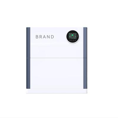 China All in One 51.2v 5.12kWh Energy Storage System 5kw Inverter Cylindrical Lithium Ion Batteries for Solar Energy for sale
