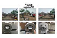 China Low Price SDE3 Heavy Duty 1100Nm Torque Waterproof IP66 Industrial Dual Axis Solar tracker Slewing Bearing Drive Slew Drivers for sale