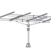 China Jimmy 3Kw Custom Low Price Dual-Axis Solar Tracking Mounting System Whole Set Sale With Panels Kit Completed Solar Trackers for sale