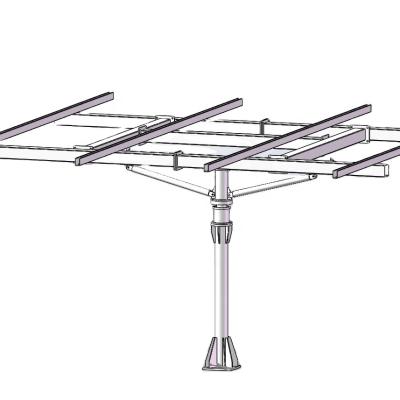 China Jimmy 3Kw Custom Low Price Dual-Axis Solar Tracking Mounting System Whole Set Sale With Panels Kit Completed Solar Trackers for sale