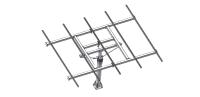 China Jimmy 3Kw Custom Low Price Dual-Axis Solar Tracking Mounting System Whole Set Sale With Panels Kit Completed Solar Trackers for sale
