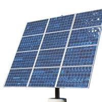 China Jimi-Tech GPSST-D2 Solar tracker with Linear Actuator and Slew Drive 5Kw 10pcs Panels Dual-Axis Solar Tracking Mounting System for sale