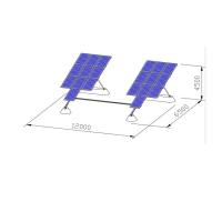 China 6kw 10 Panels Linear Actuator and Slewing Drive Home Sun Tracking Solar Panel Mounting System Solar Tracking System for sale