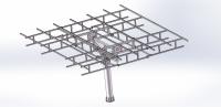 China 10kw Wind Withstand Dual Axis Tracker Solar Tracking System Sun Tracker 2 Axis Solar Tracking System Solar Axis Pv System for sale