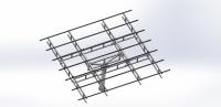 China Good Quality Best Price Jimi-Tech GPSST-D2 Wind Withstand 27m/s 10-12kW Solar Tracker Two Axis Solar Mounting System for sale