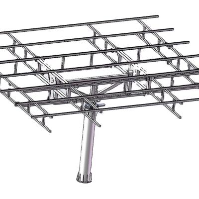 China Jimi-Tech GPSST-D2 10KW Two Axis Solar Panel Tracking System with Wind Withstand (27m/s Wind Load)  All Key Components for sale