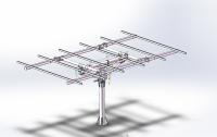 China 12 Panels Double Axis Solar Tracker 6KW-8KW Solar Power Tracker for sale