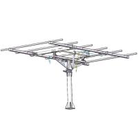 China 12 Panels Double Axis Solar Tracker 6KW-8KW Solar Power Tracker for sale