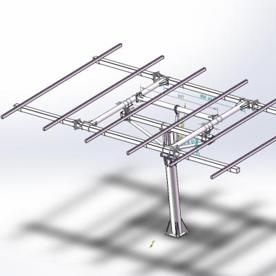China Jimmy Dual Axis Smart Solar Tracking System Two Axis Solar Tracker Ground Mount Solar Panel Tracking Systems for sale