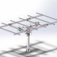 China Grass Snow Installation 6kw Dual Axis Solar Tracking System Components Slew Drive Solar Panel Mounting Brackets Ground Mounti for sale